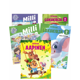 Milli ja Ystävien lukukirja 2. luokan paketti